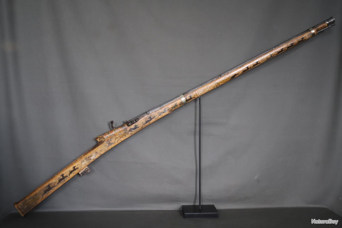 Un fusil à mèche Indien dit toradar - Inde du Nord, probablement ...