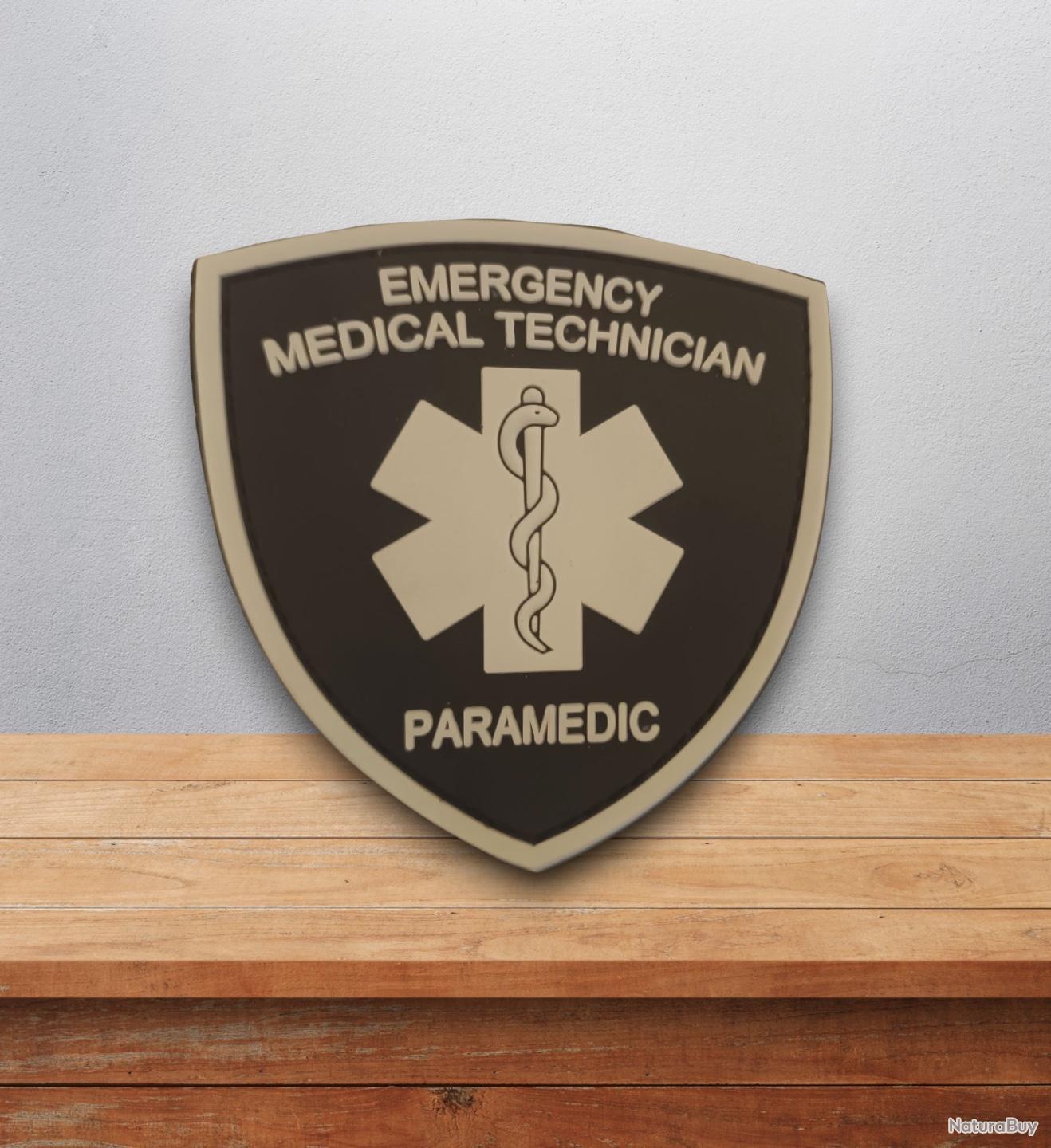 Ecusson PVC patch rescue médical 8/8CM scratch velcro - Ecussons ...