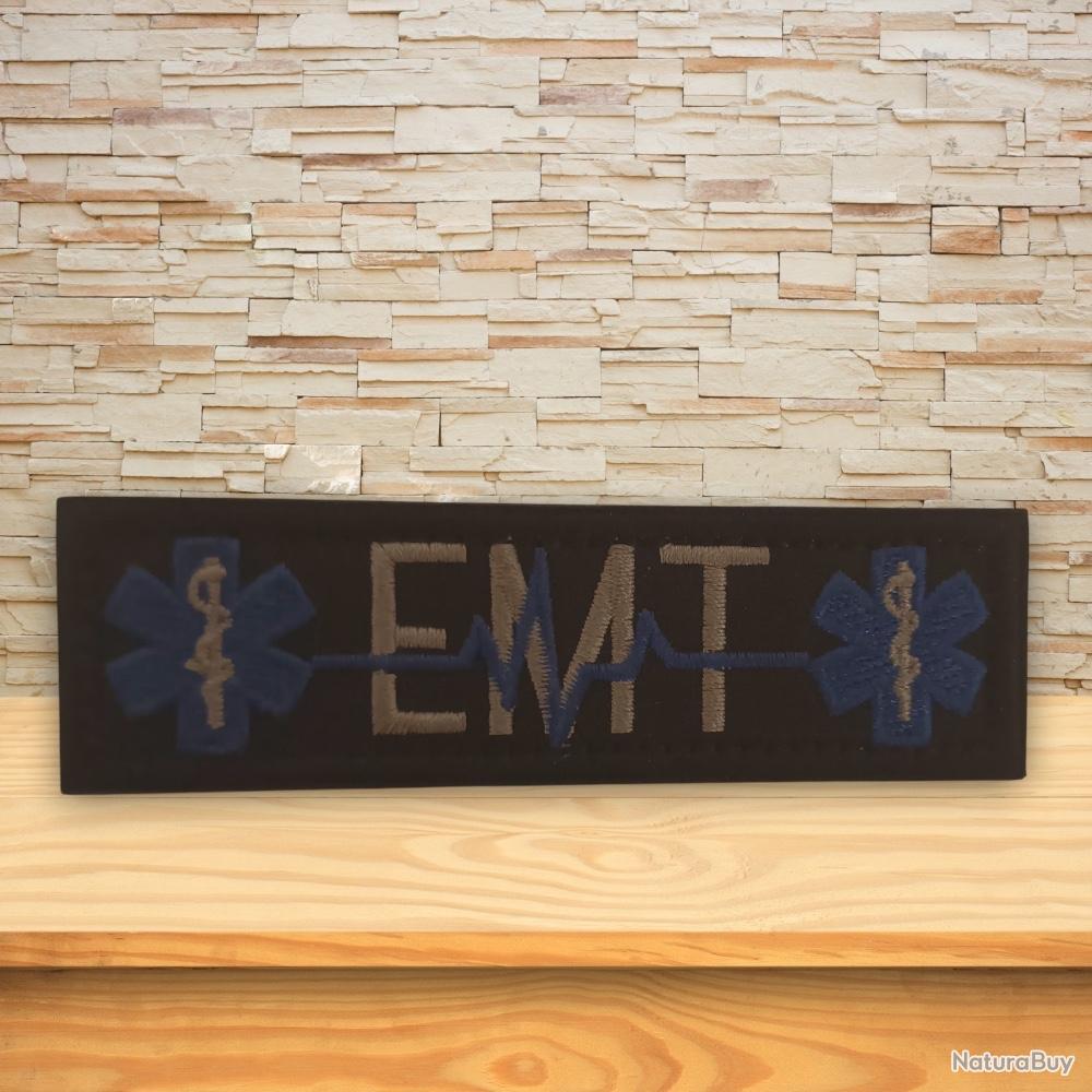 Ecusson brodé patch rescue médical 9/3CM scratch velcro - Ecussons ...