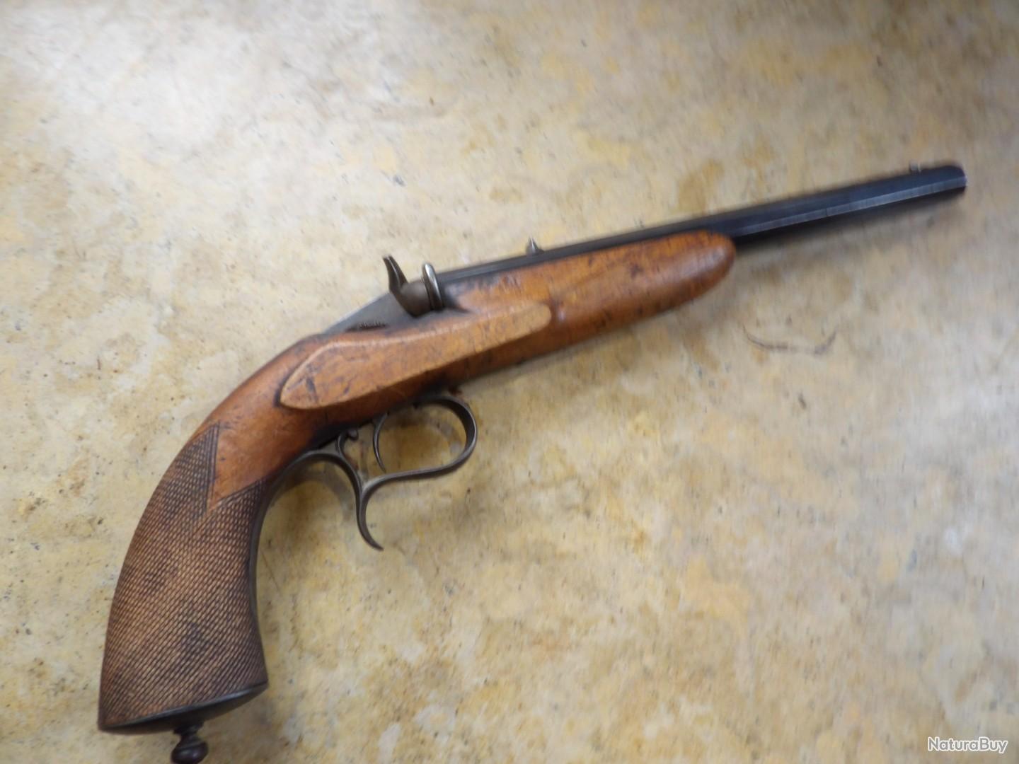 Pistolet de stand jardin type Warnant 22 LR 6mm annulaire 5.5 bosquet ...