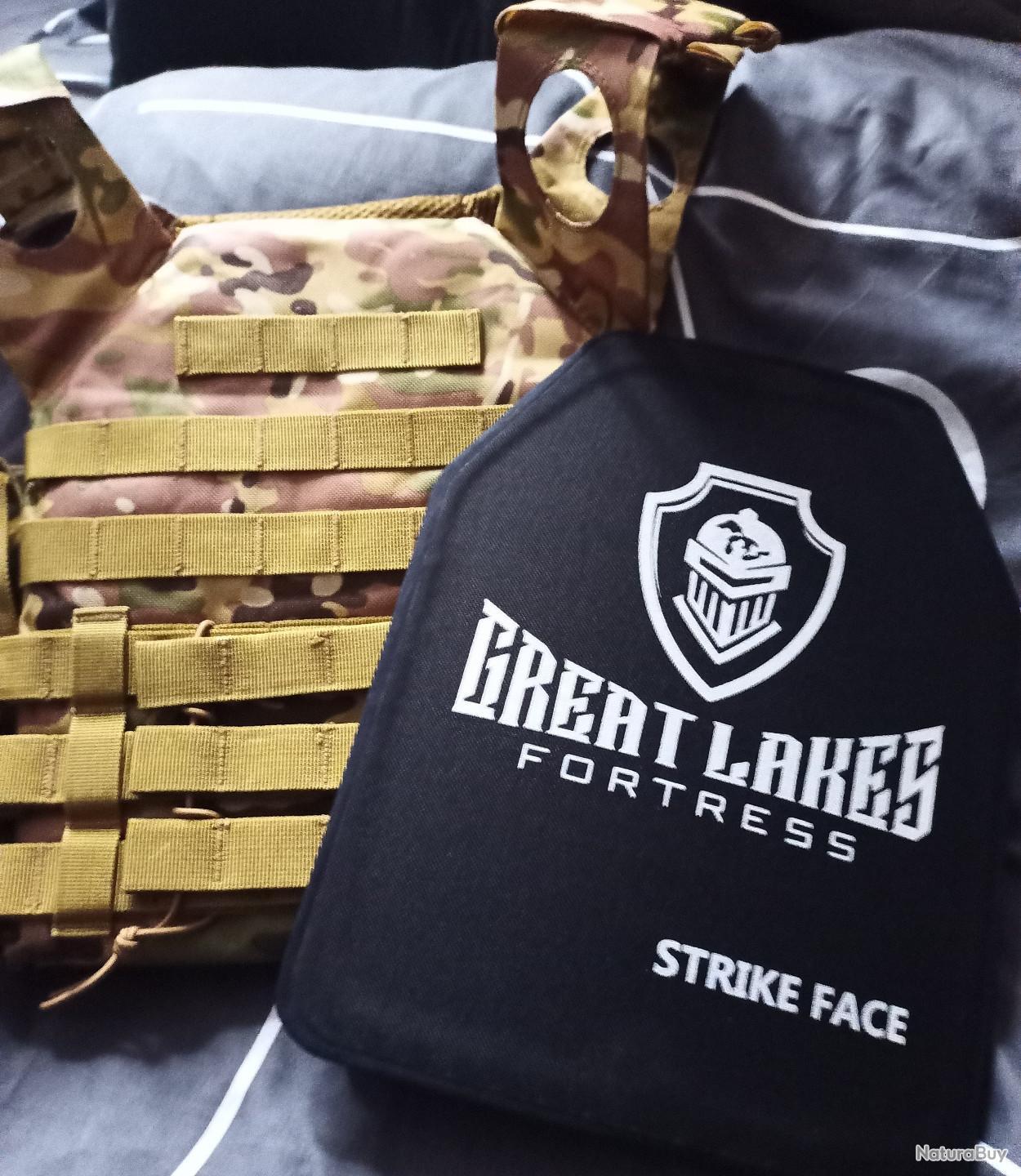 Gilet Pare Balles NIJ3A Multi camouflage avec Plaques UHMW-PE FORTRESS ...