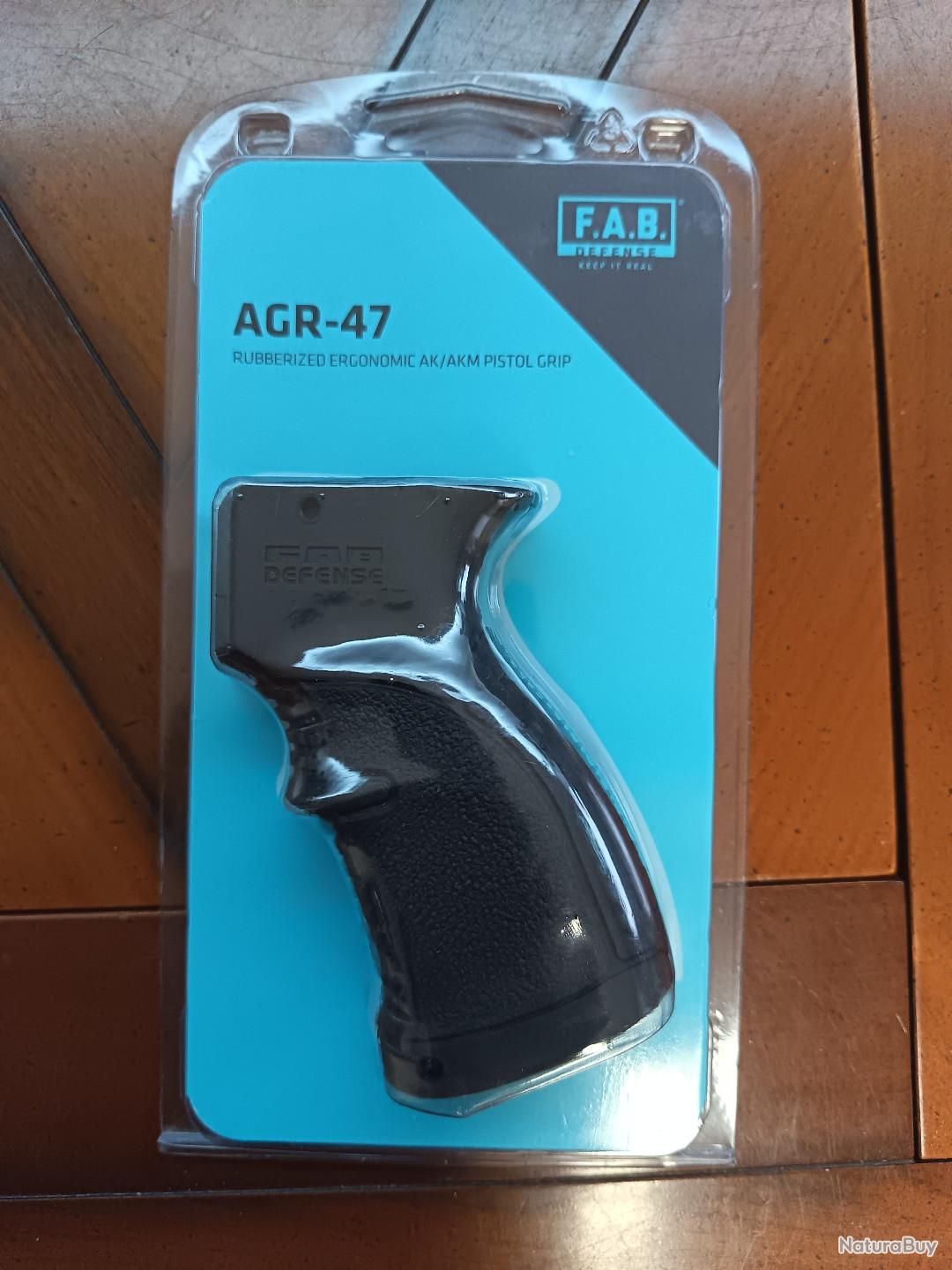 Poignée Pistolet ergonomique caoutchoutée Fab-Defense AGR-47 pour AK et ...