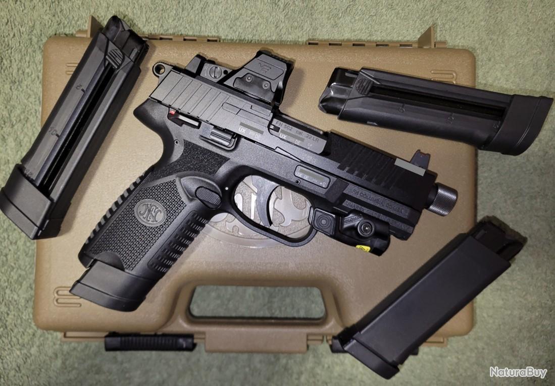 FN Herstal - FN502 BLK calibre .22 LR - Occasion - Pistolets de ...
