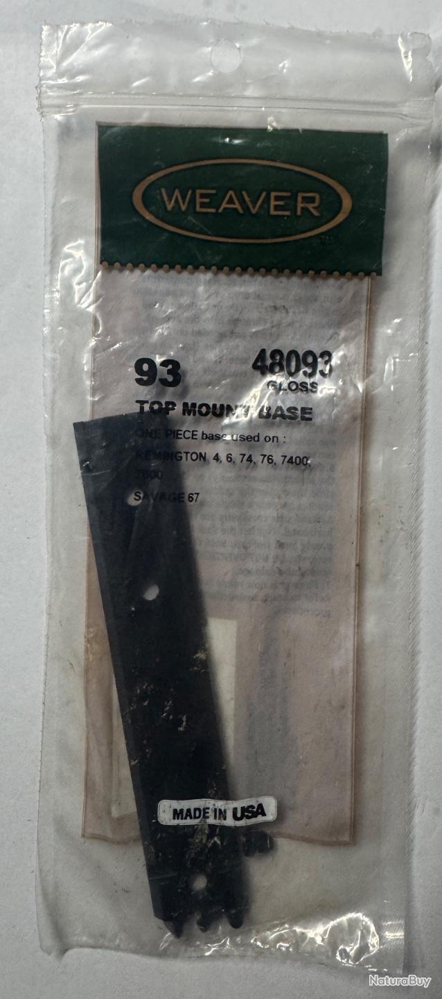 Monture de viseur WEAVER TopMount 93/48093 - Neuf sous blister ...