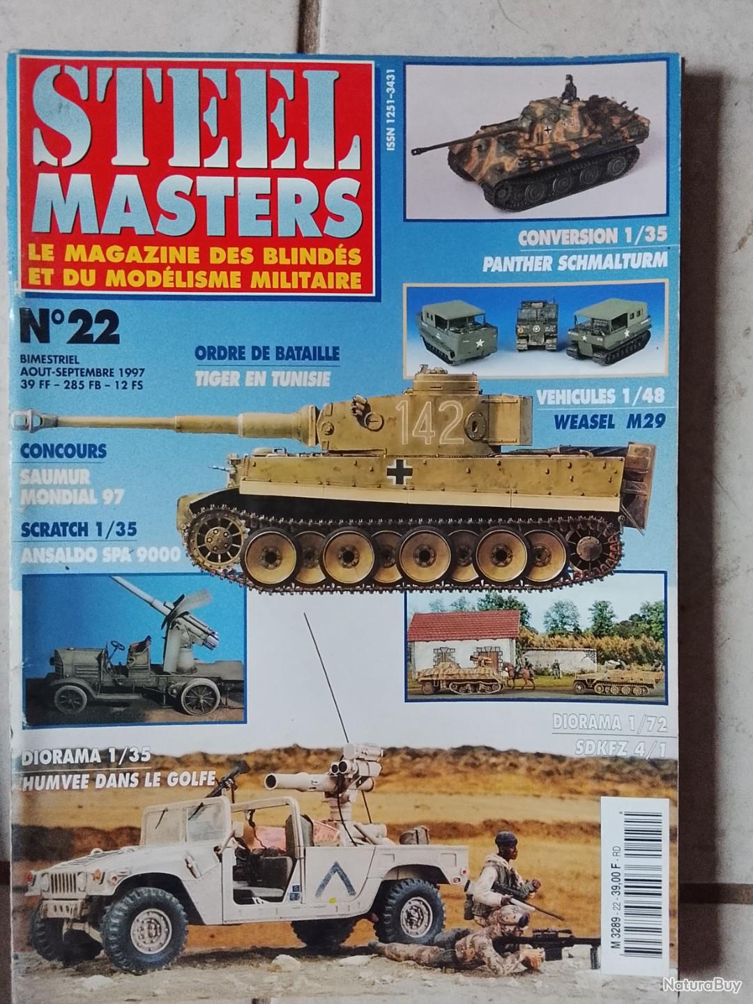 Steel masters n° 22 magazine maquettes et diorama 1/35 militaire ...