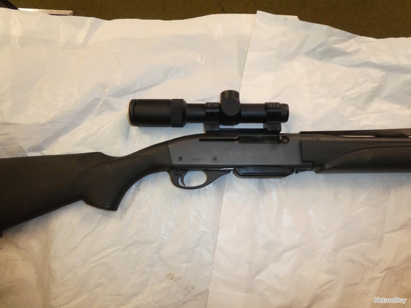 Carabine semi auto REMINGTON 750 cal 280r + lunette de battue ...