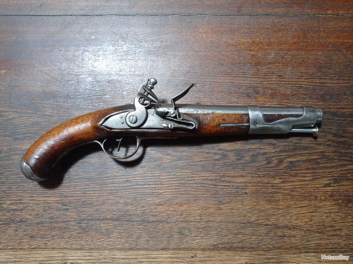 Pistolet réglementaire de cavalerie - modèle 1763-66 de type 1 ...
