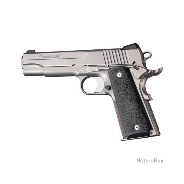 POIGNEE HOGUE 1911 Govt. Model: Cobblestone OverMolded Rubber Grip ...
