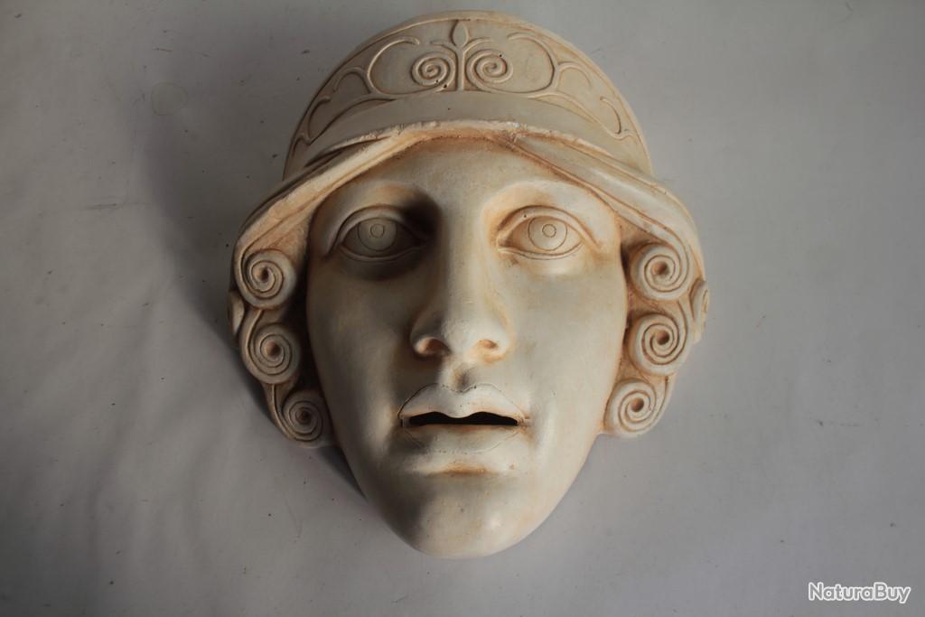 Masque mural visage femme déesse Athéna - Objets divers (14419344)