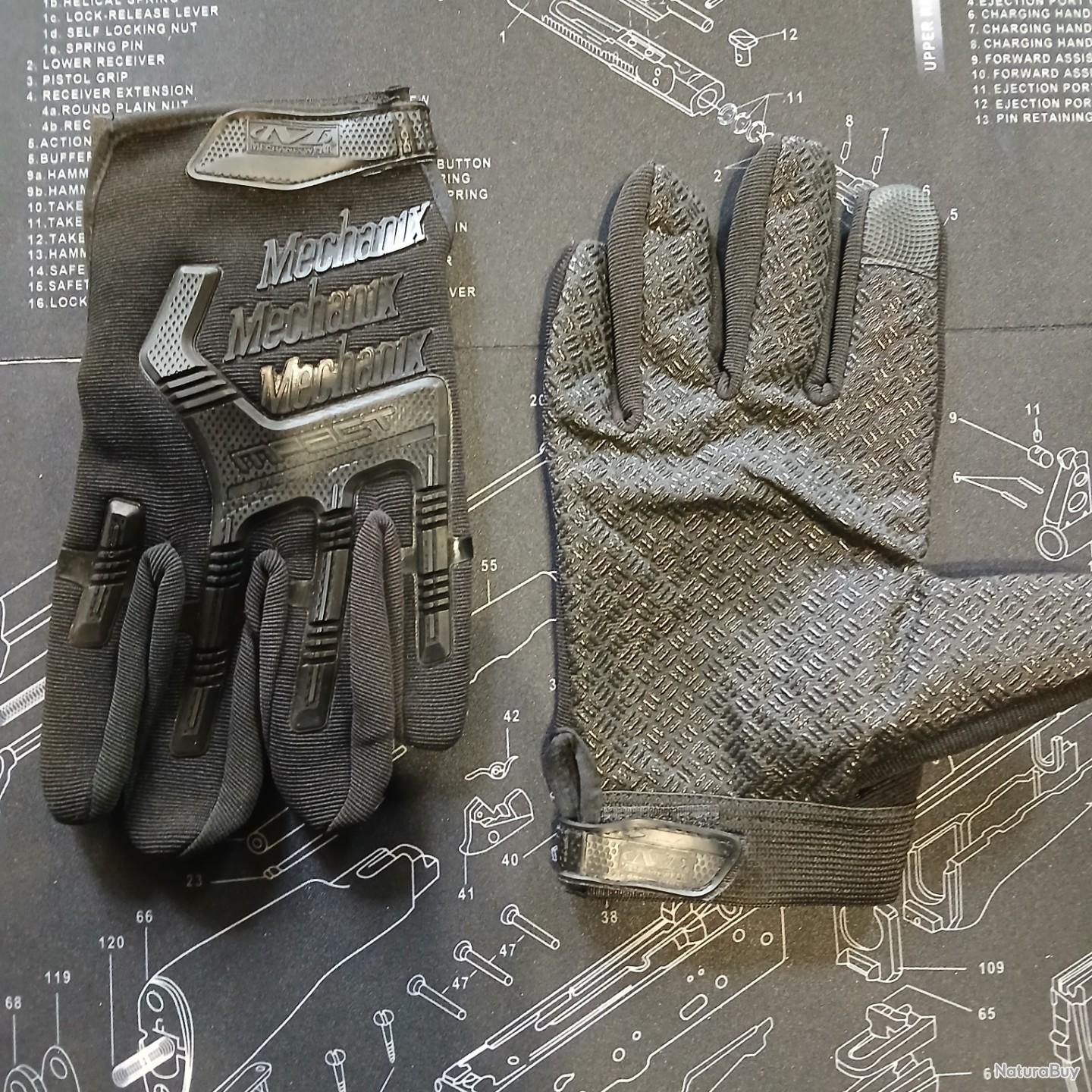 Gants mechanix taille XL noir - Gants tactiques et défense (14419401)
