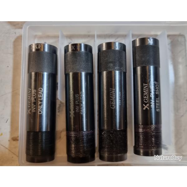 Lot 4 chokes Gemini Invector + Browning/winchester - Chokes (14420078)