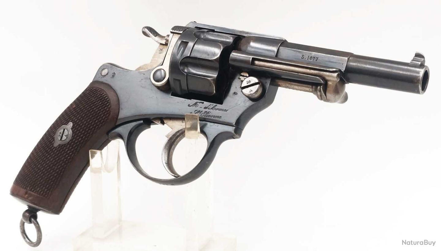 EXCEPTIONNEL REVOLVER RÉGLEMENTAIRE OFFICIER Chamelot Delvigne Modèle ...