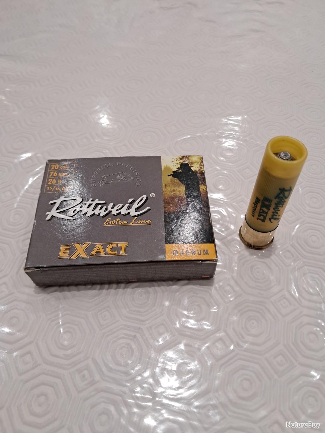 Balles Rottweil Exact 20/76 - Cartouches à balles calibre 20 (14420636)
