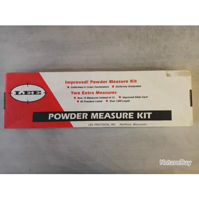 LEE POWDER MEASURE KIT - Mesure de poudre et conversion - Mesurettes et ...