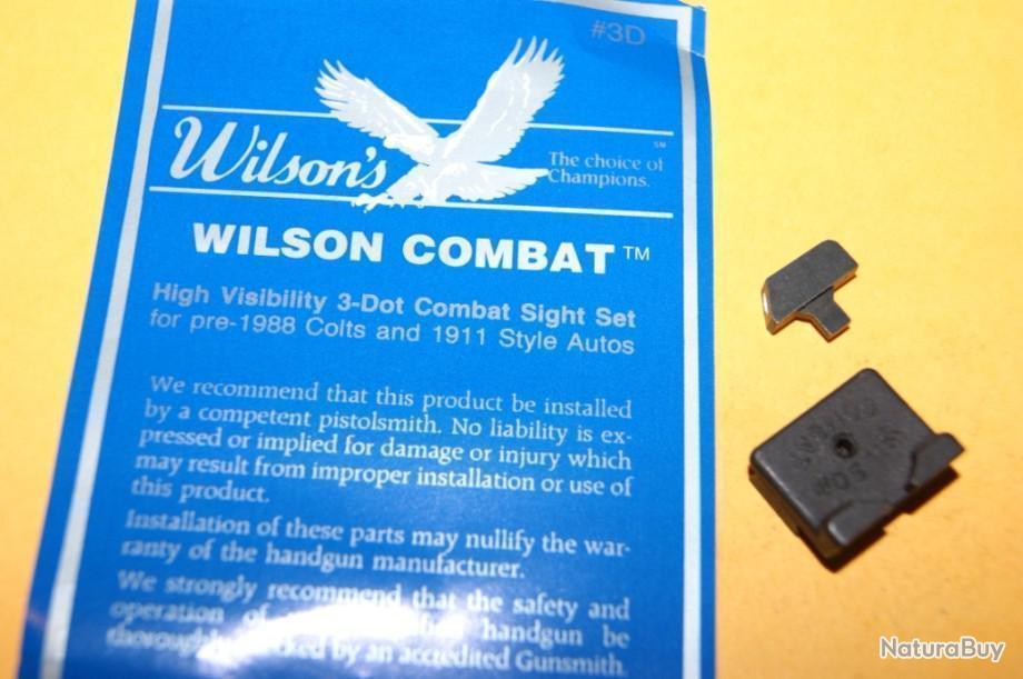 Hausse + guidon WILSON COLT 1911 avant 1988 - VENDU PAR JEPERCUTE ...