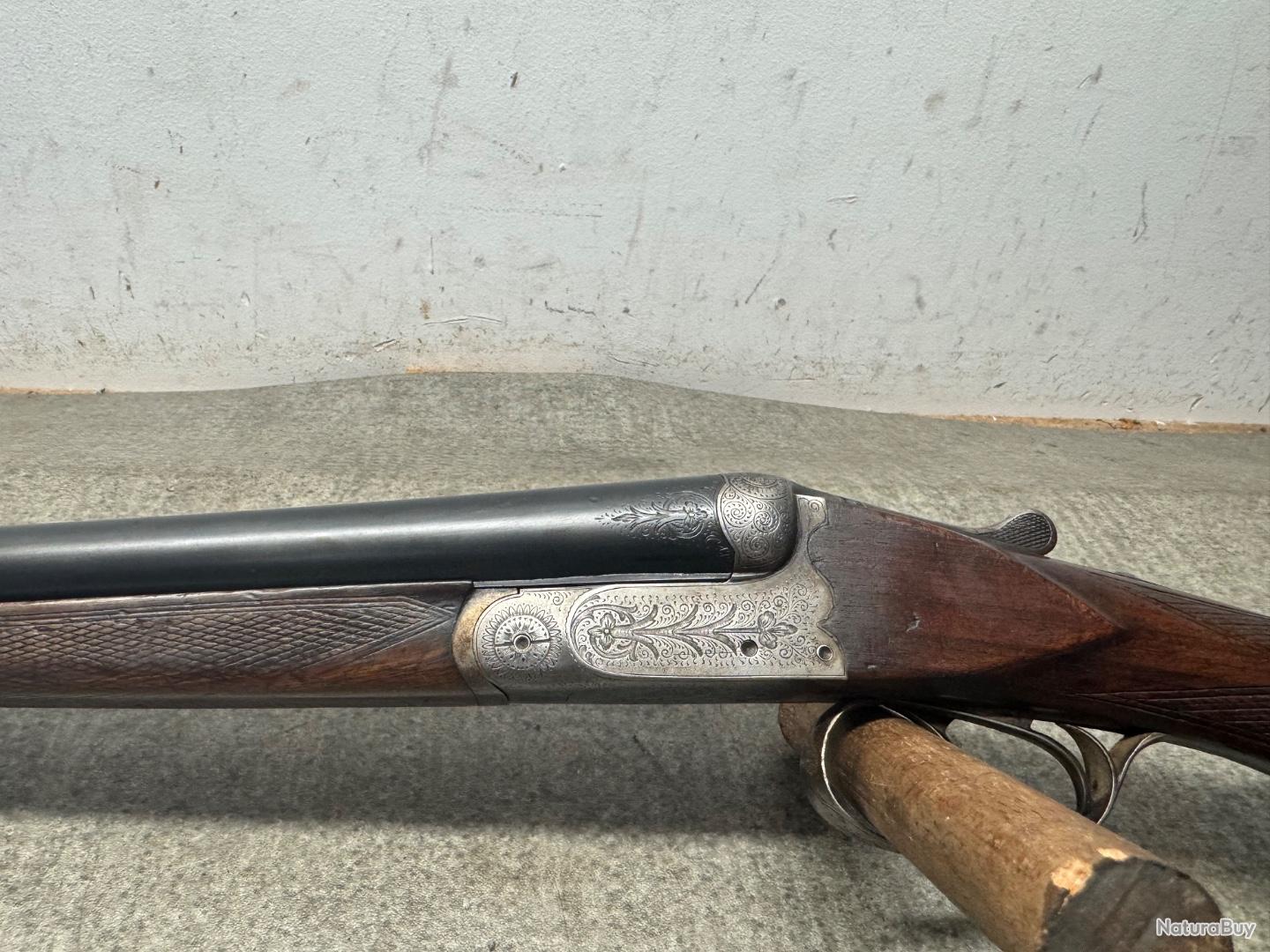 FUSIL JUXTAPOSE ARTISANAL BELGE CALIBRE 20/65 - 1€ sans prix de réserve ...