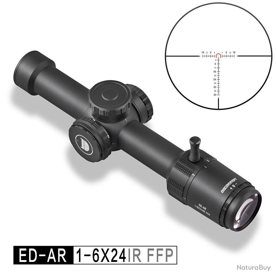 PACK DISCOVERYOPT DISCOVERY ED-AR 1-6X24IR FFP-MIL, diamètre : 30 mm ...
