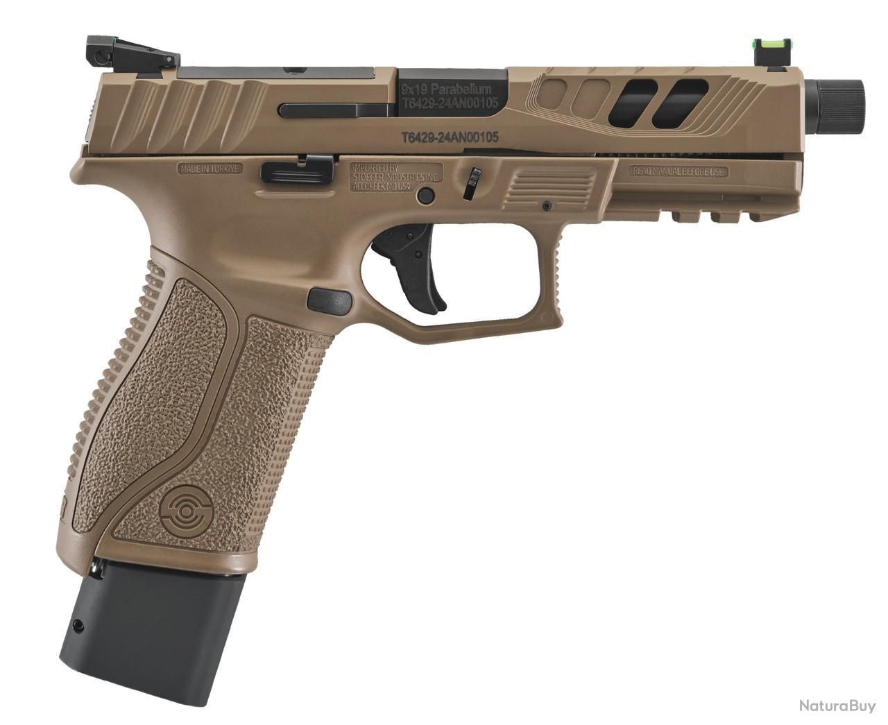 PISTOLET STOEGER STR9 COMBAT SX BRONZE OPTIC READY CAL : 9X19 ...