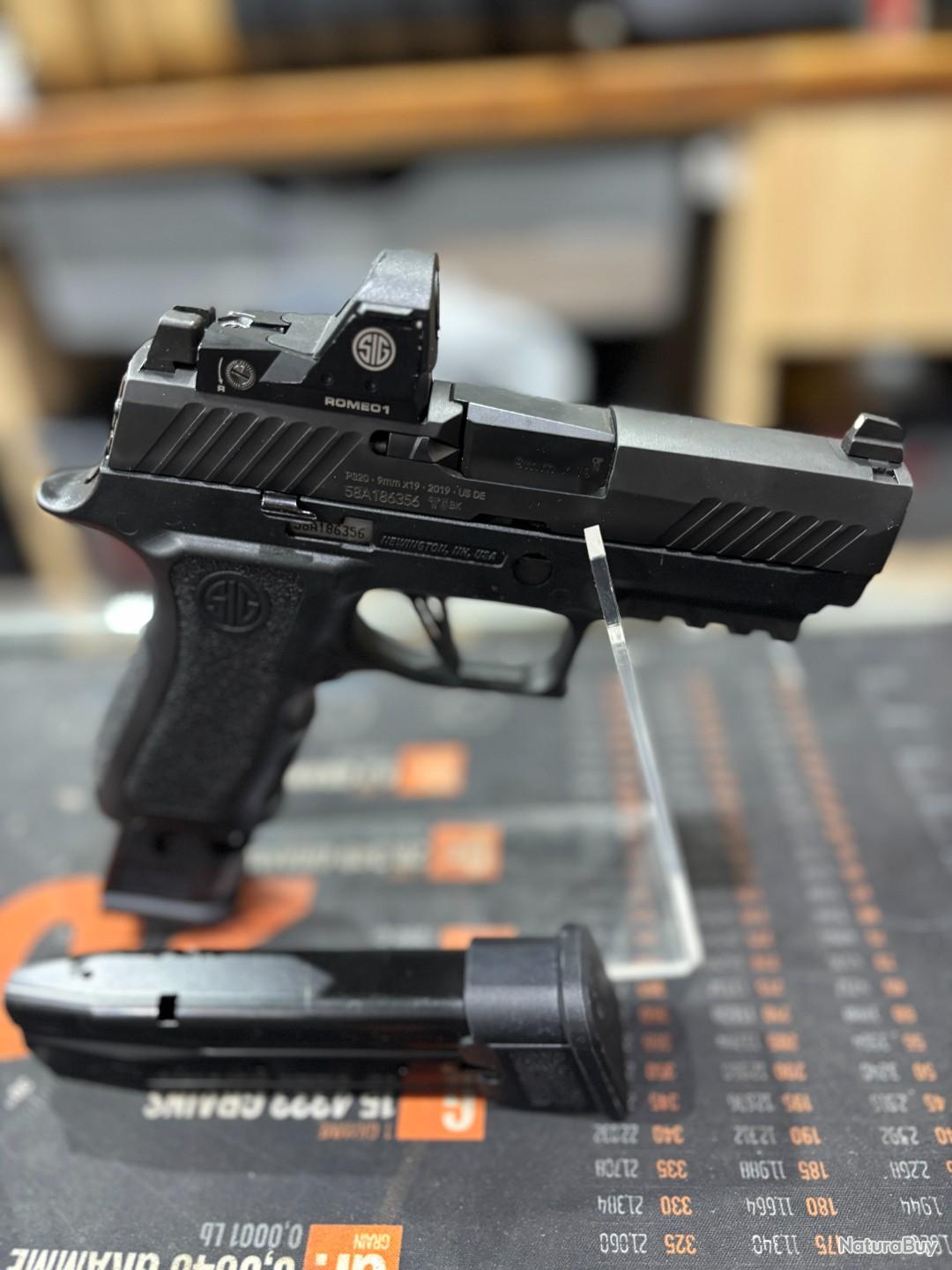 *Mise à prix 1€ ! Pistolet Sig Sauer Pack Red Dot Romeo 1 - 9mm - Sans ...