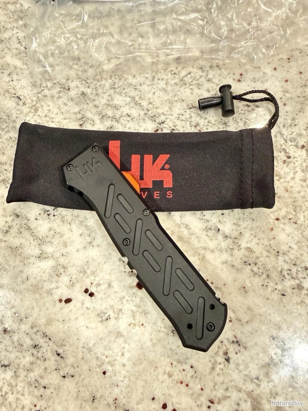 Heckler & Koch Hk H&k Black Pocketknife Steel Blade rare/discontinued ...