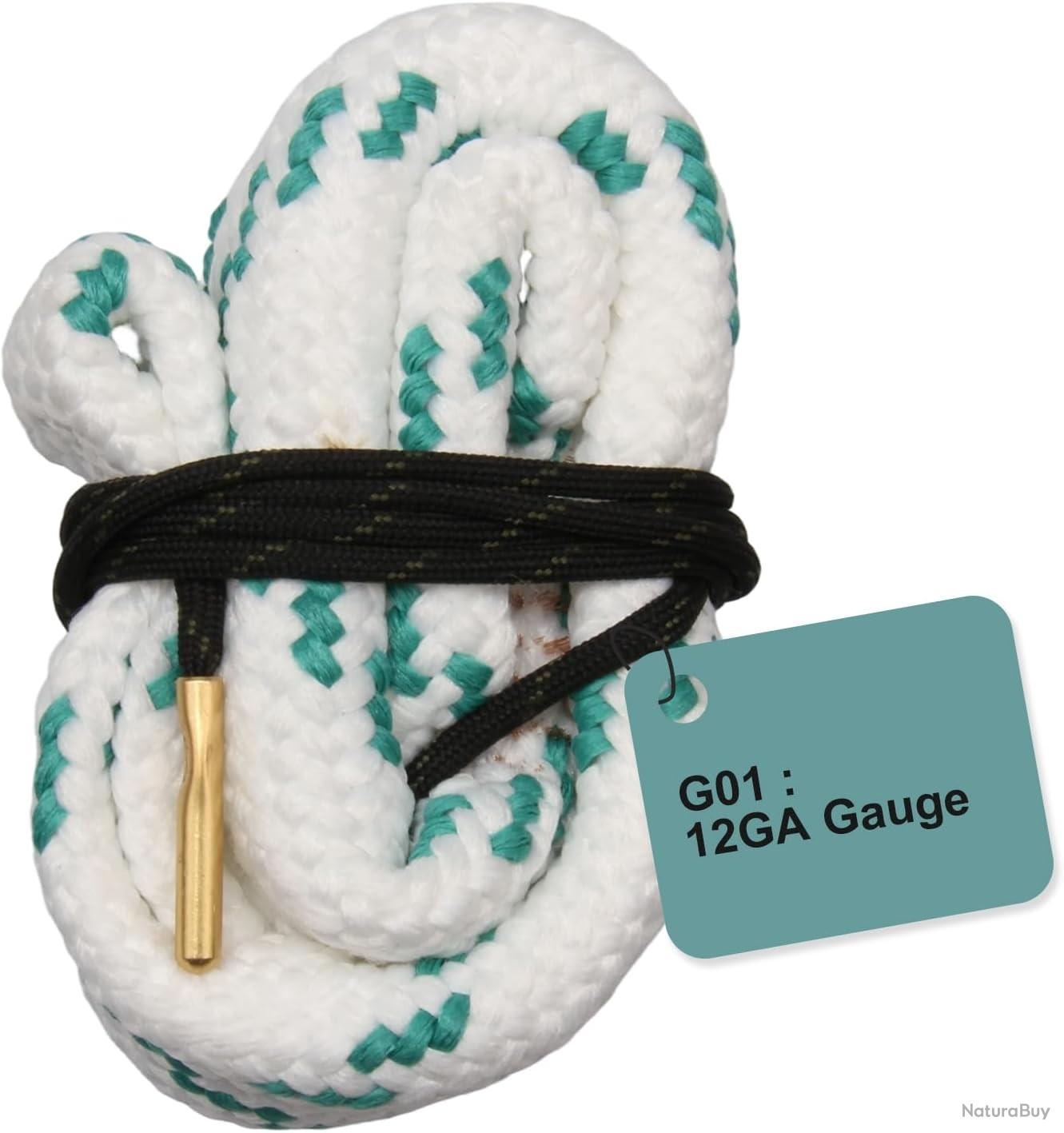 CORDON NETTOYAGE CALIBRE 12 | Bore Snake Spécial FUSIL DE CHASSE & BALL ...