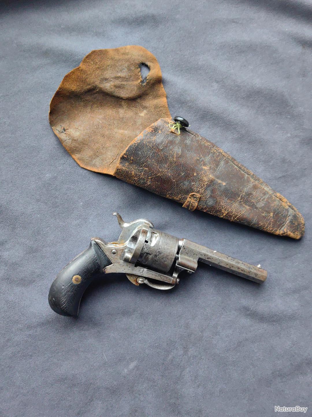Revolver 7mm à broche type LeFaucheux - Belgique - Pistolets et ...