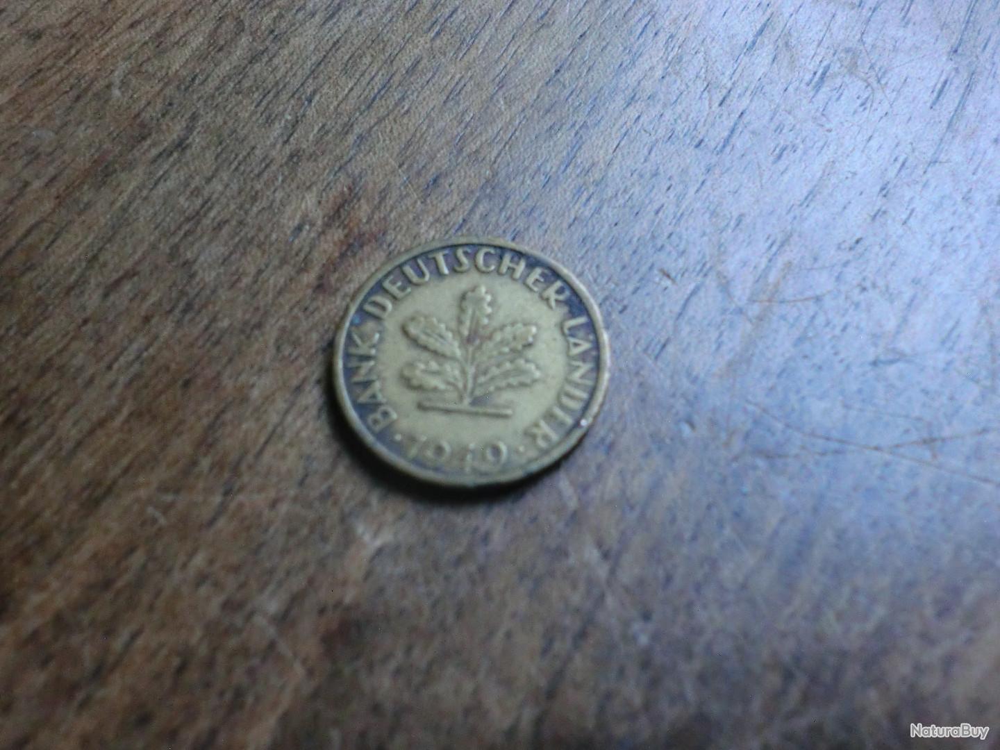 Monnaie deuschanld 5 pfenning 1949 - Monnaies (14430562)