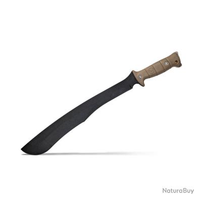 MACHETTE TIGER WILDSTEER MANCHE COYOTE LAME EPOXY NOIRE ETUI MULTICAM ...