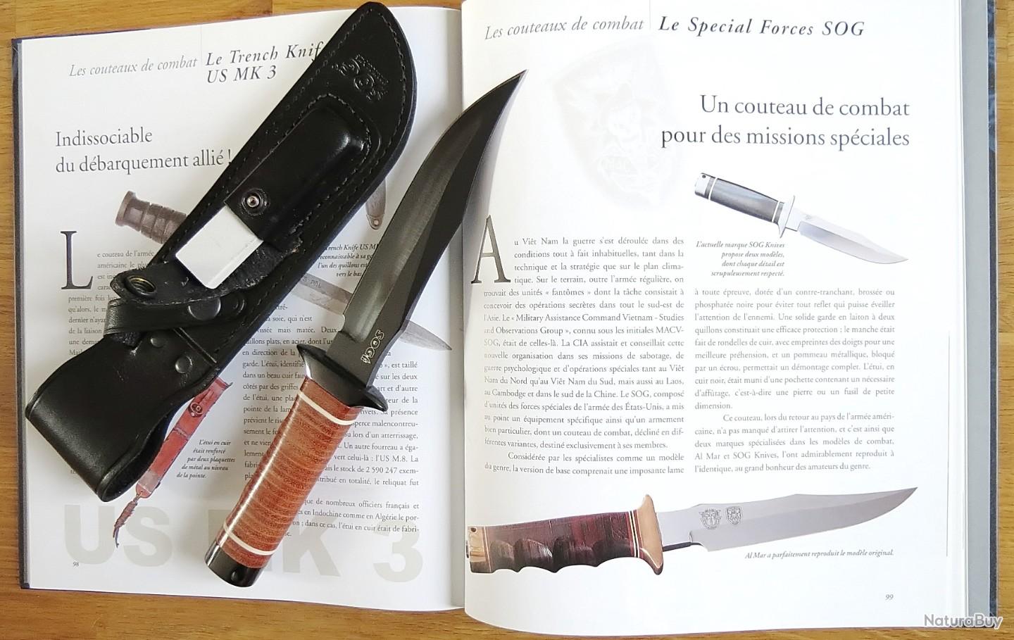 Couteau militaire S.O.G " Bowie 2 S1T " COMBAT KNIFE. - Couteaux et ...