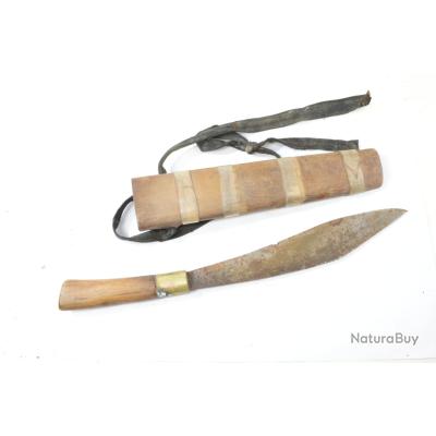 Couteau / poignard machette traditionnel Hmong Asie du sud Guizhou ...