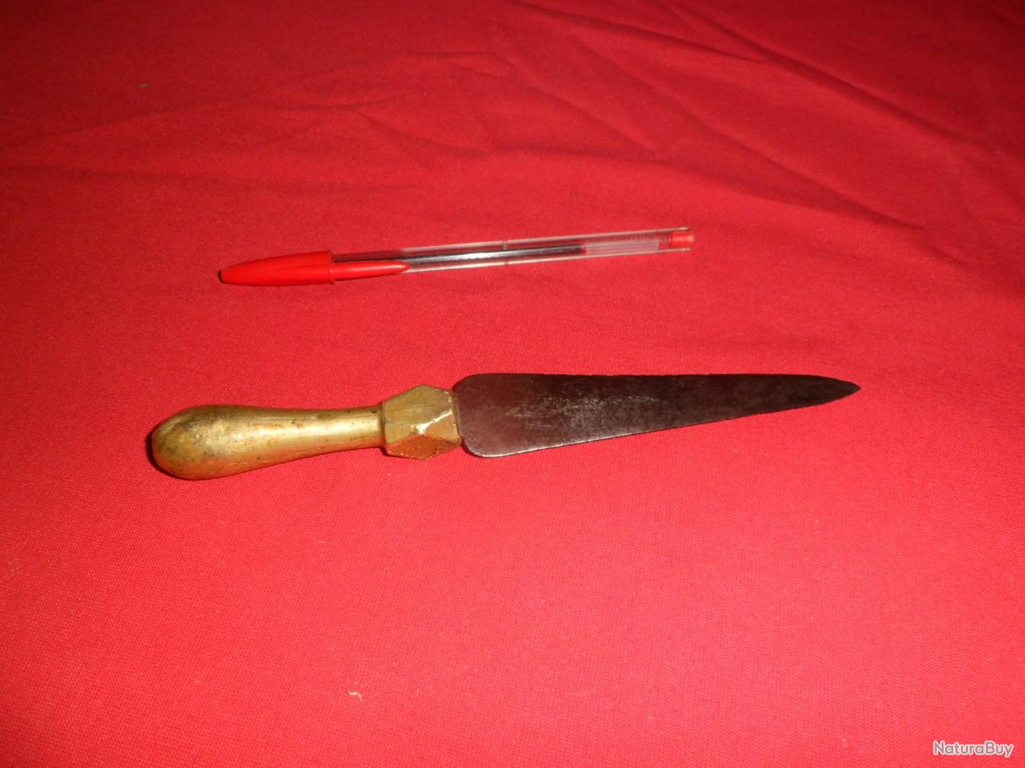 COUTEAU DAGUE ARTISANAT DE TRANCHEE , POILU WW1 - Artisanat de ...