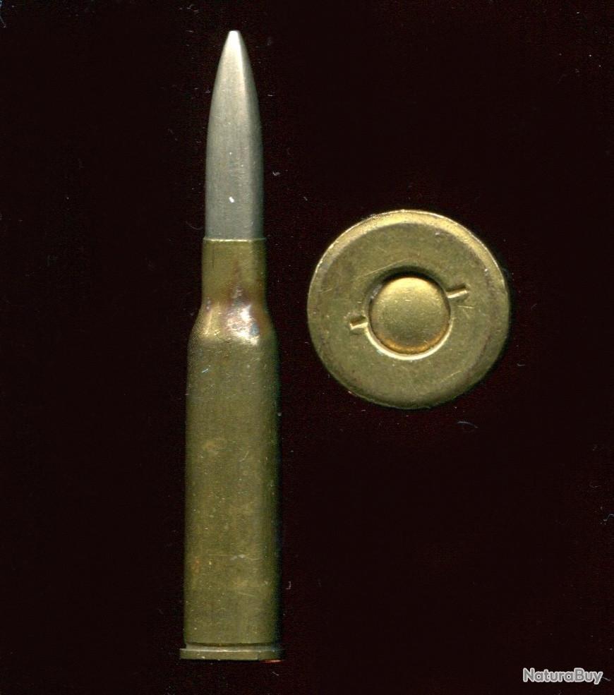 6.5 x 51 SR Arisaka Japon - balle nickel pointue - amorce sertie x 2 ...