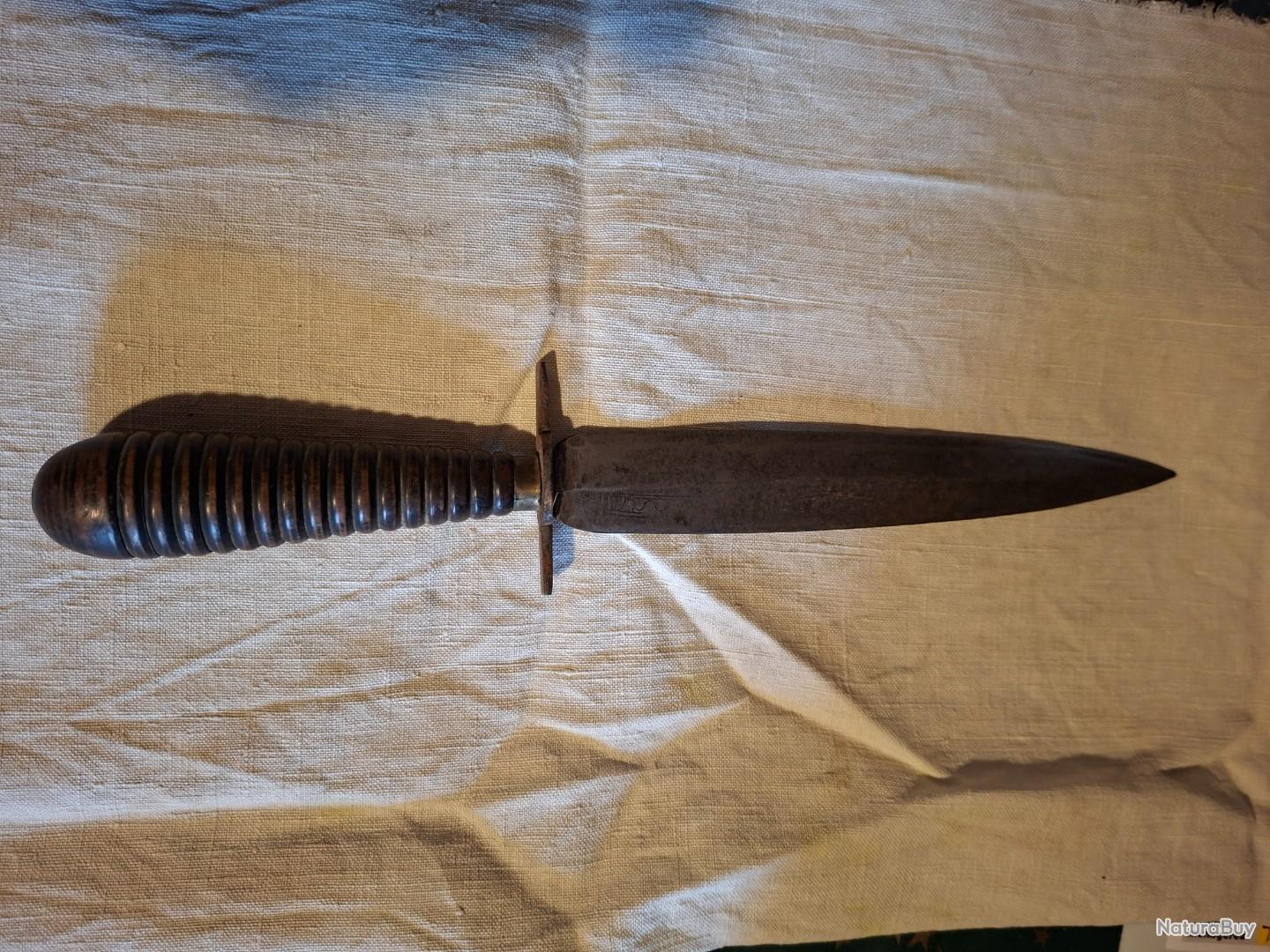 Poignard dague marine ? Nettoyeur de tranchée ? 14/18 WW 1 - Couteaux ...