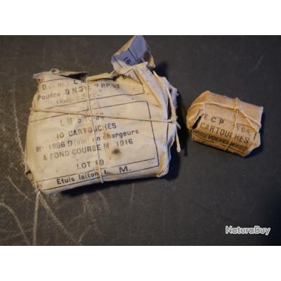 Munitions de collection pour fusil Lebel 14/18 - Munitions à poudre ...
