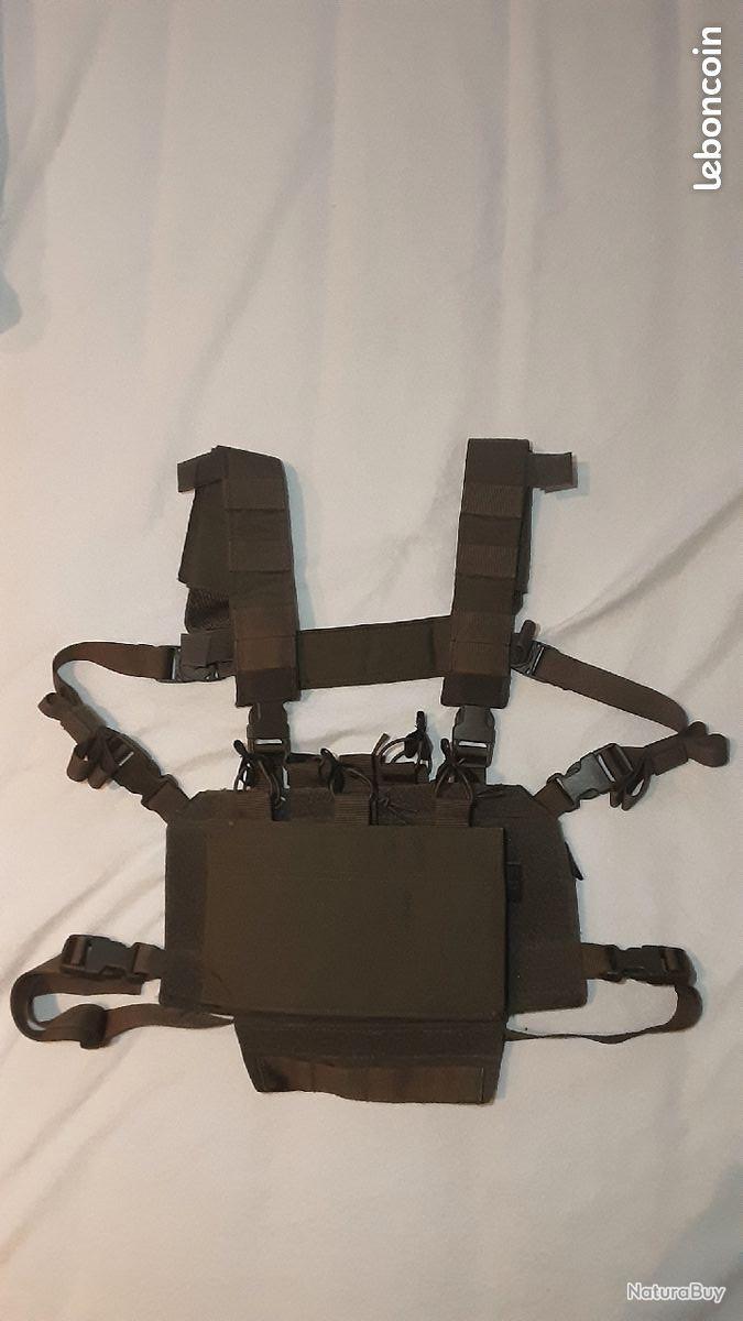 Chest rig modulable vert foncé TBE - Gilets tactiques Airsoft (14443163)