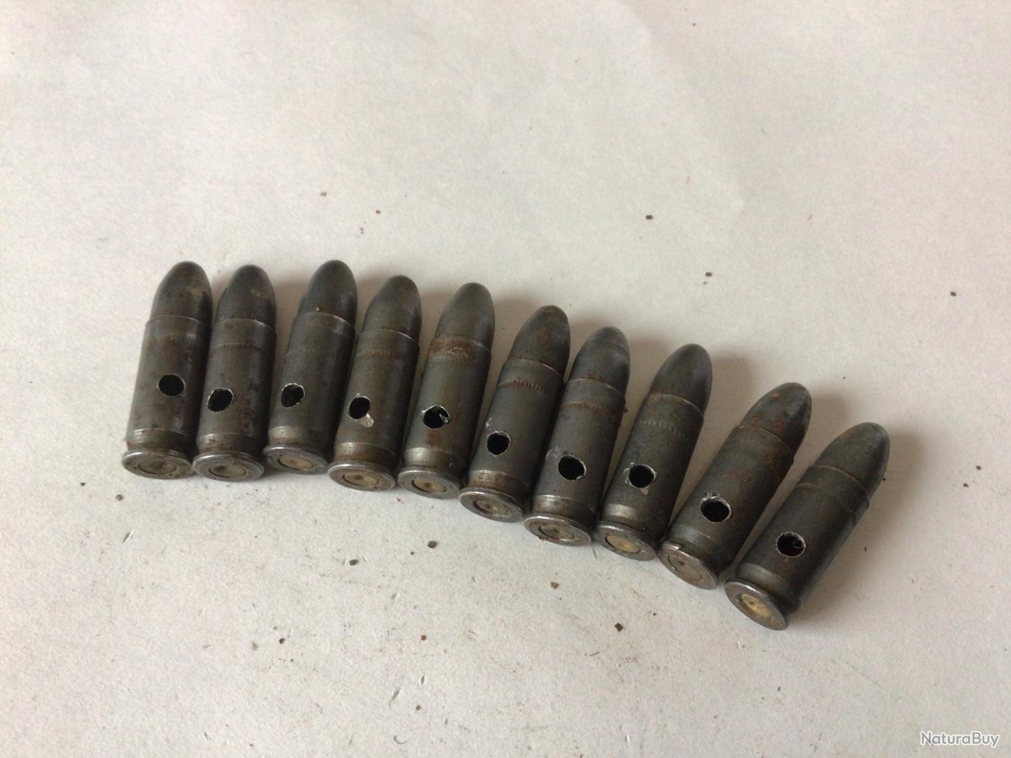 VENDU PAR LE-CUIRASSIER LOT N°2 DE 10 BALLES CALIBRE 7,65 MM LONGUES ...