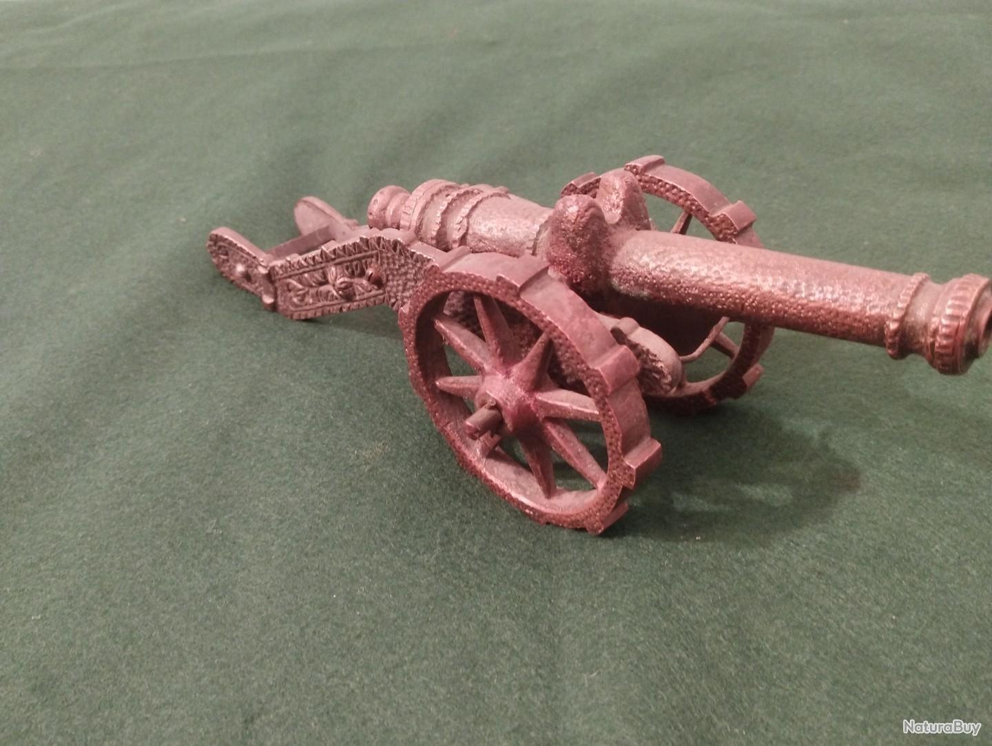 Canon miniature de style Louis XIV entièrement en laiton - Miniatures ...