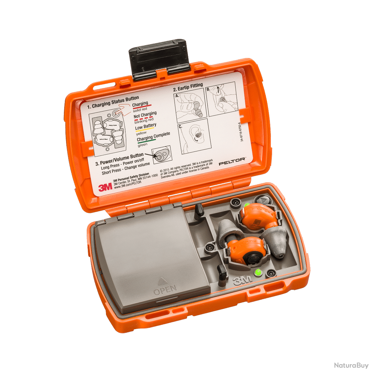 Kit de protection auditive 3M Peltor lep200 - Orange - Oreillettes ...