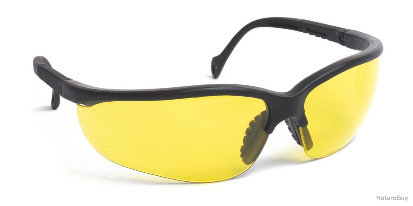 Lunettes de protection Shark Singer Safety jaunes - Lunettes de tir ...