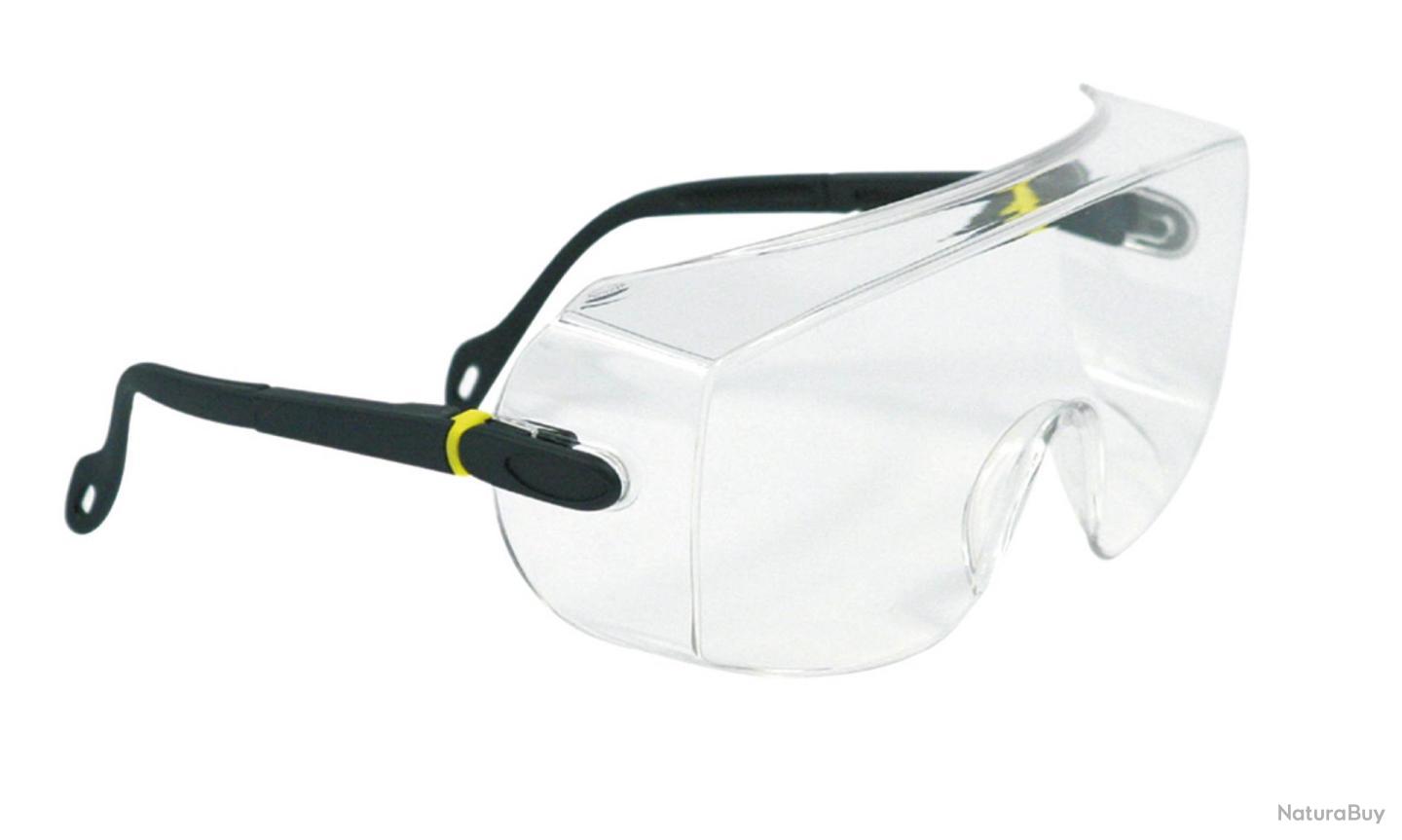 Sur-lunettes à branches réglables et verres anti-rayures Singer Safety ...