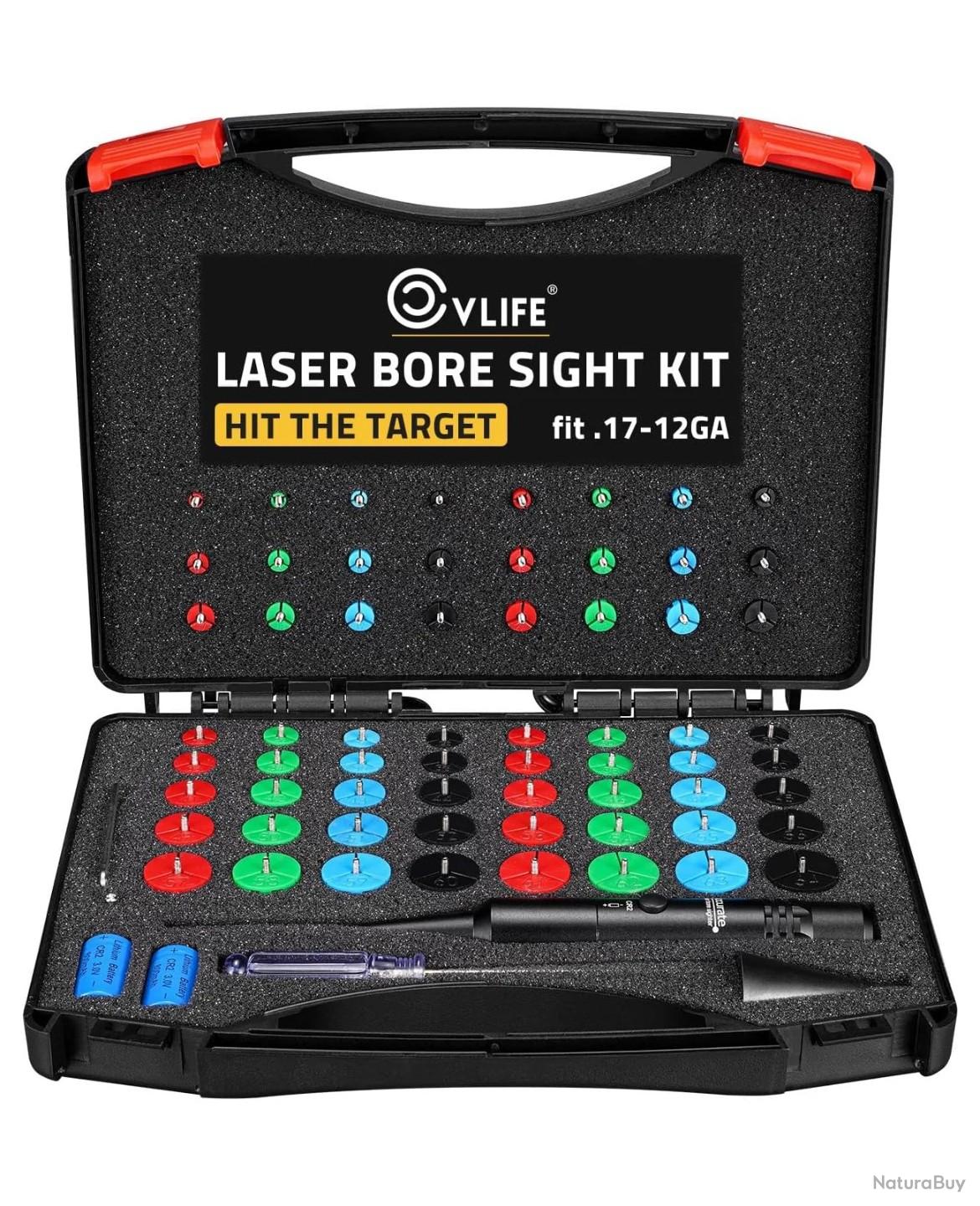 Valise de réglage optique 64 adaptateurs - Collimateur laser - calibre ...