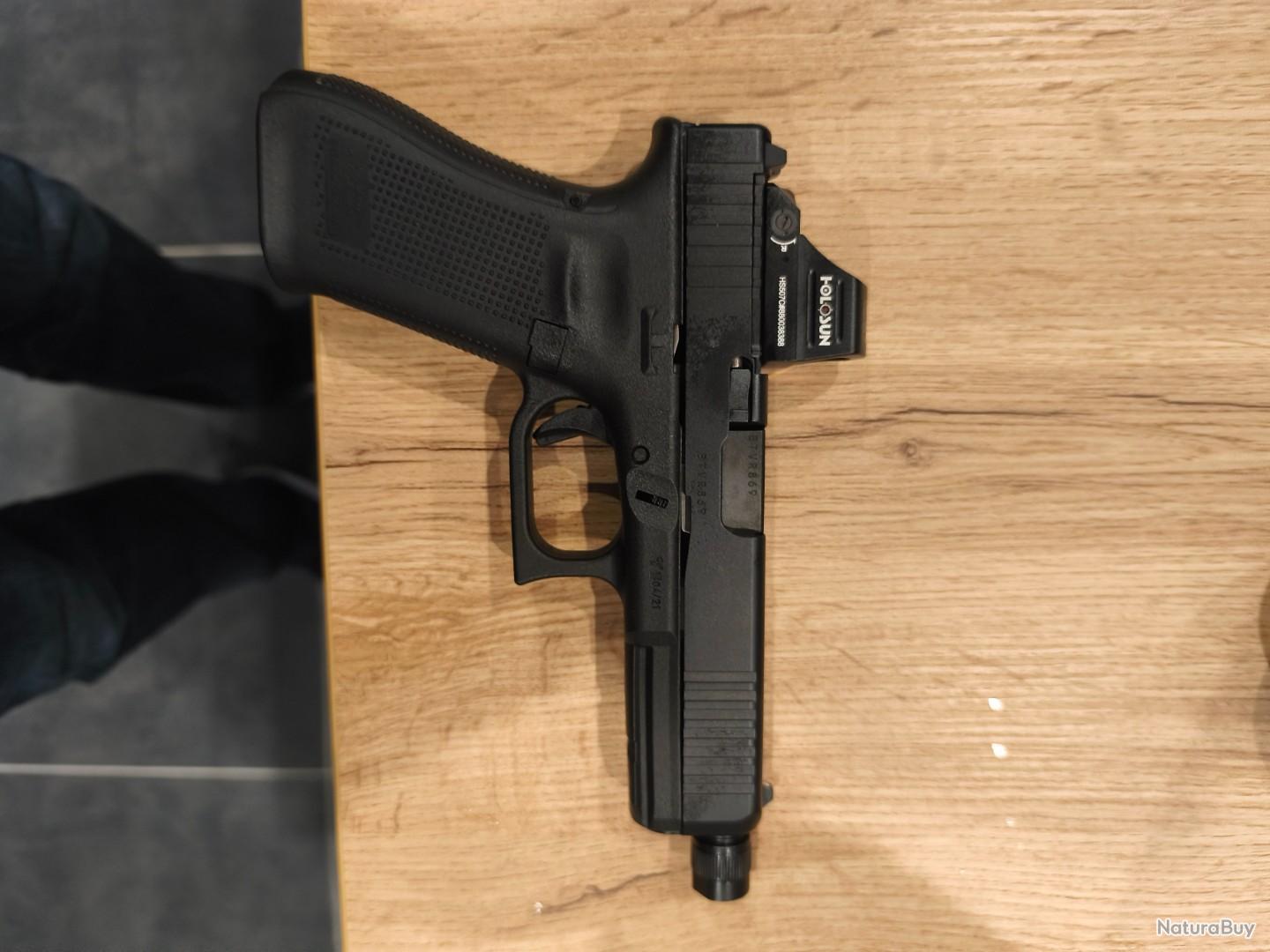 Glock 17 gen 5 mos canon fileté - Pistolets de Catégorie B (14478419)