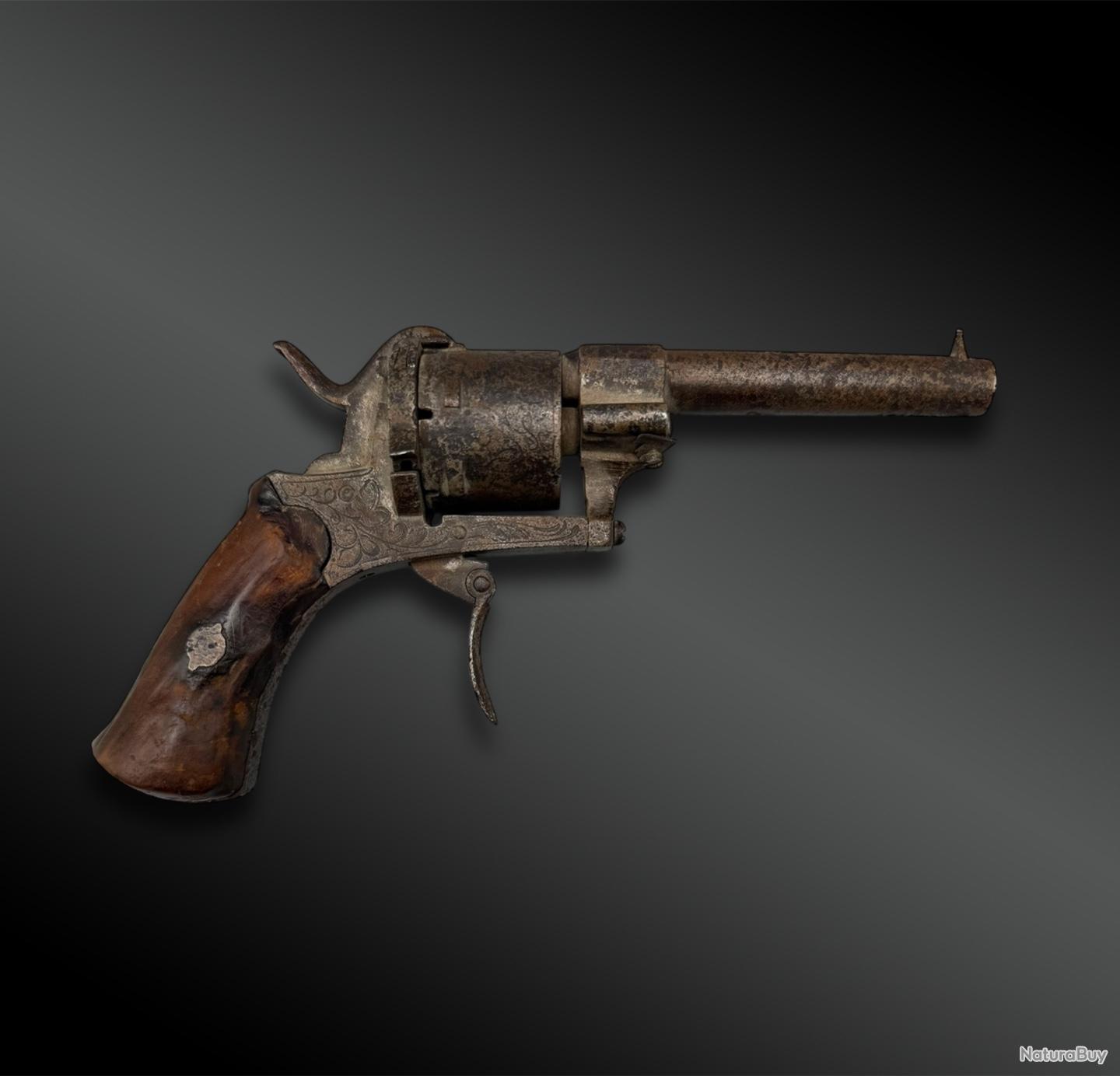 REVOLVER de type Lefaucheux - France - XIXème siècle [SANS PRIX DE ...