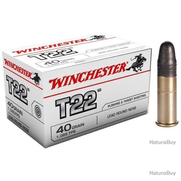Lot de 3 x 500 (1500) WINCHESTER T22 Standard cal.22 Lr - Munitions ...