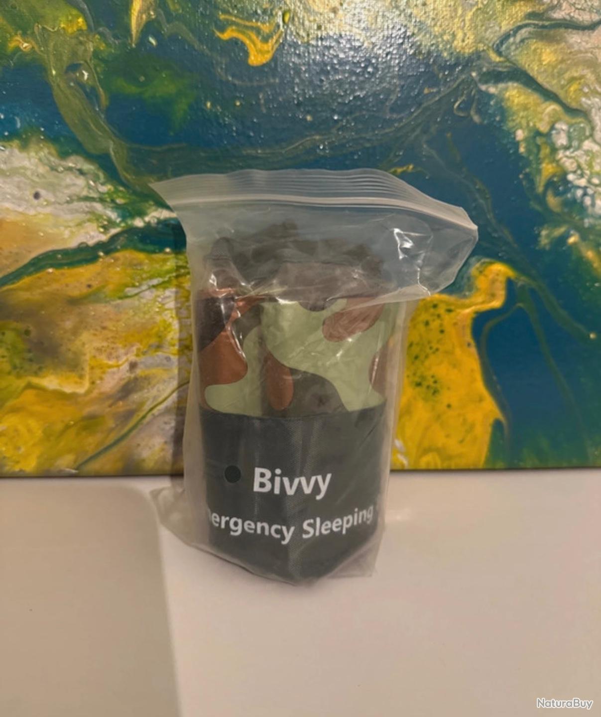 Bivvy de survie - Sac de couchage d'urgence compact - Léger & isolant ...