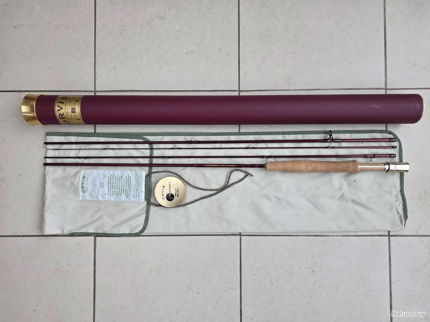 Belle canne mouche ORVIS "Zero Gravity" Mid Flex 7.0, en 4 brins, 9 ...