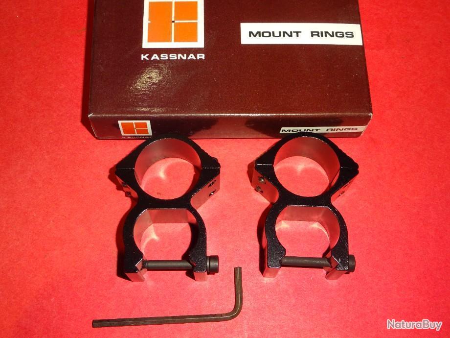 Colliers KASSNAR NEUFS + clef montage lunette 25.4mm / queue d'aronde ...