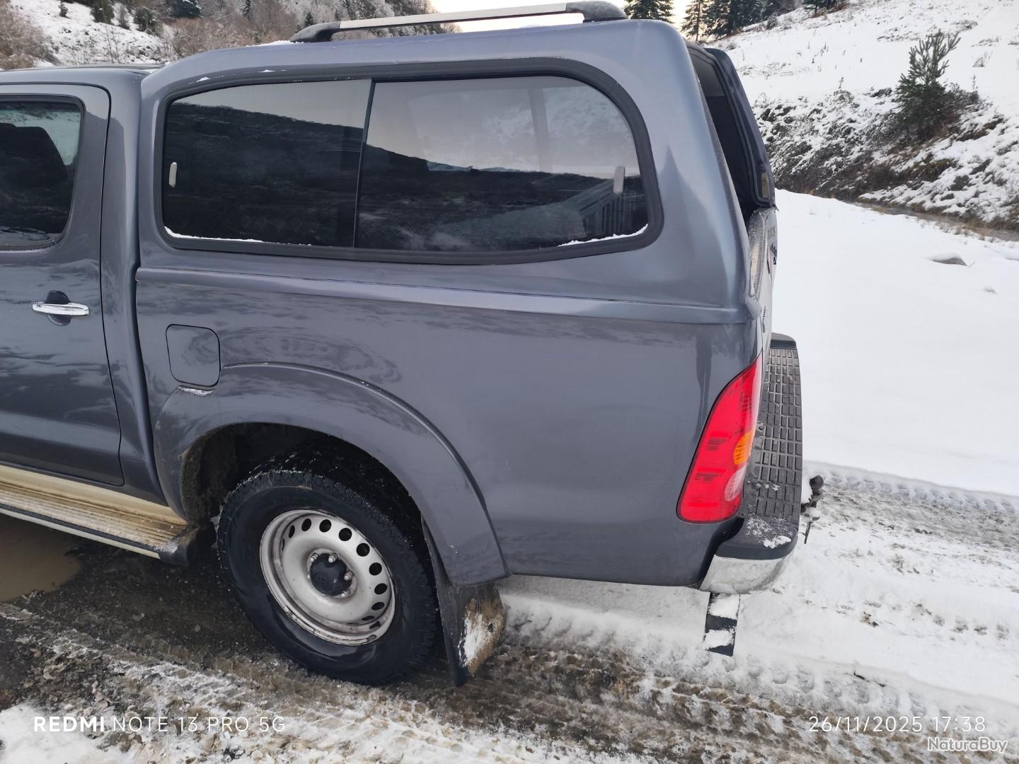 Hard top hilux double cabine avec porte arrière endommagé ( vitre ...