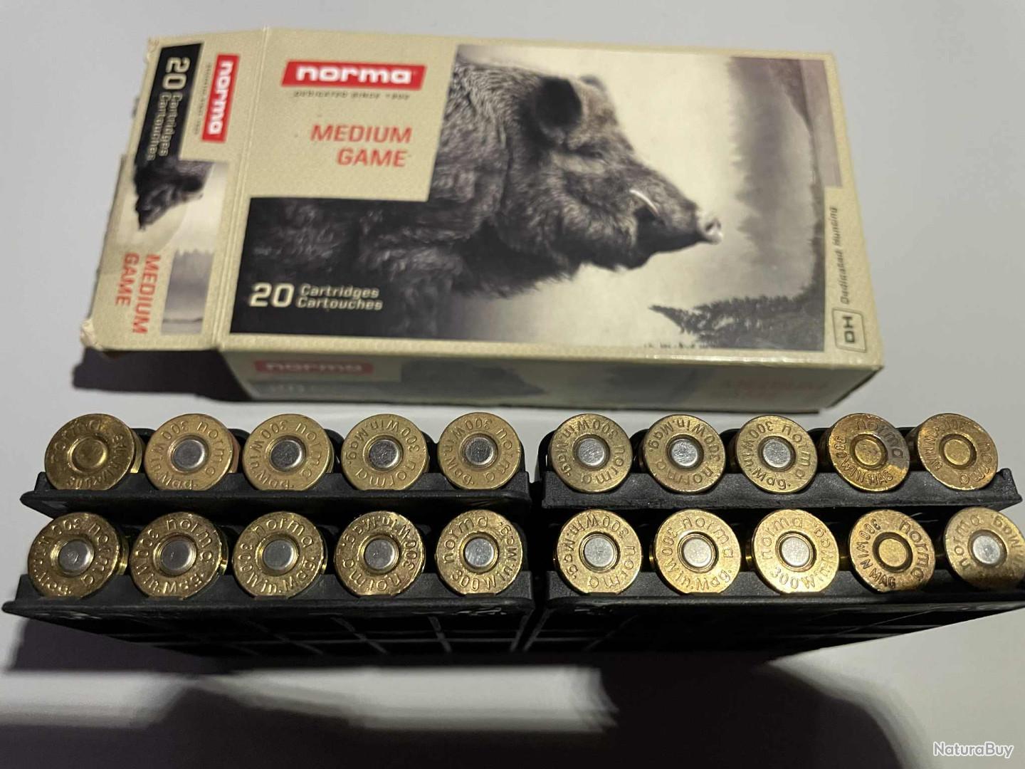 AV 1€ SANS PRIX DE RESERVE 1 bte de norma 300 wim mag pointe plastic ...