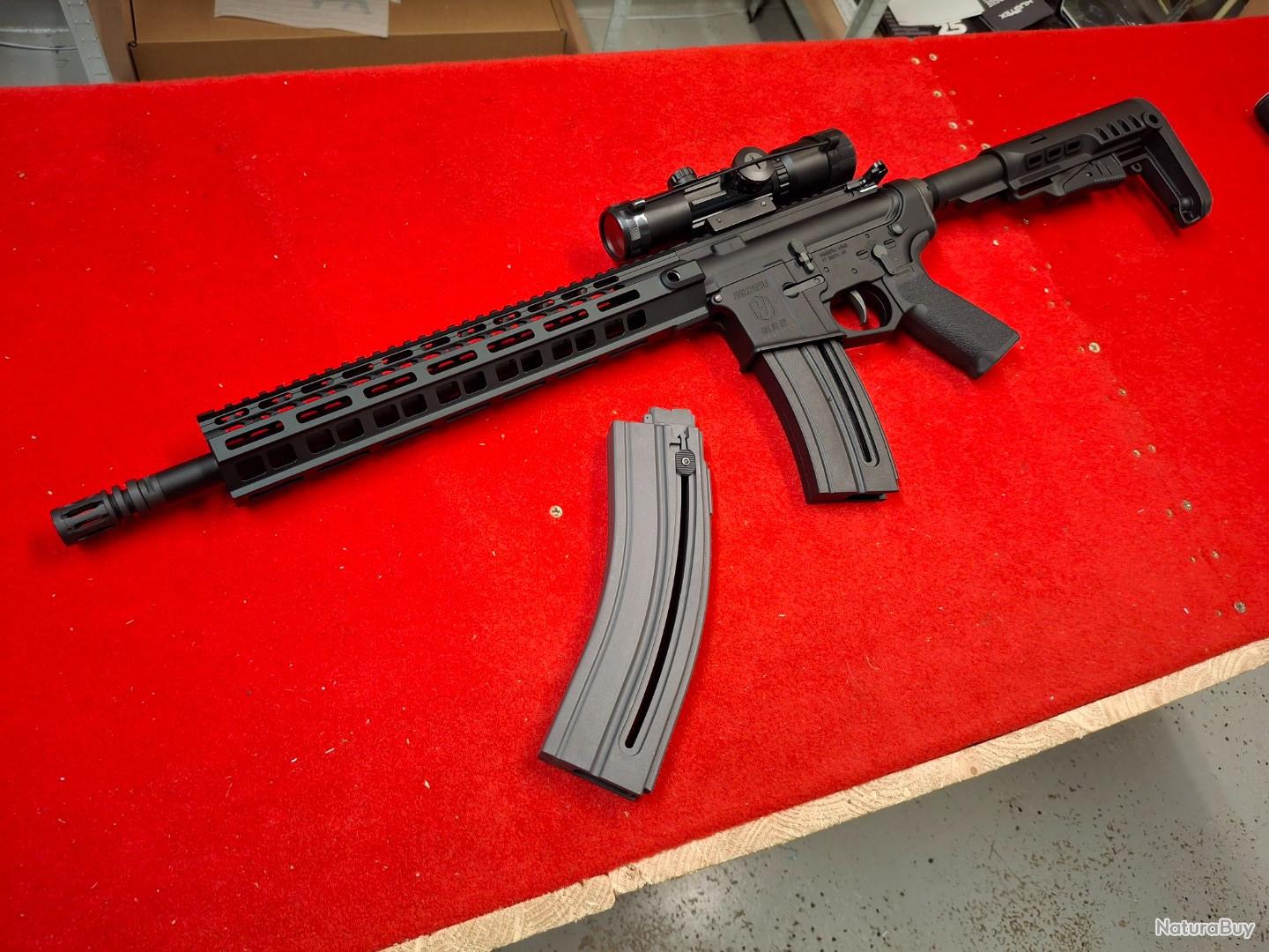 HAMMERLI TAC R1 CAL. 22LR ETAT NEUF + LUNETTE 2-6X28 E RET: RED/GREEN ...